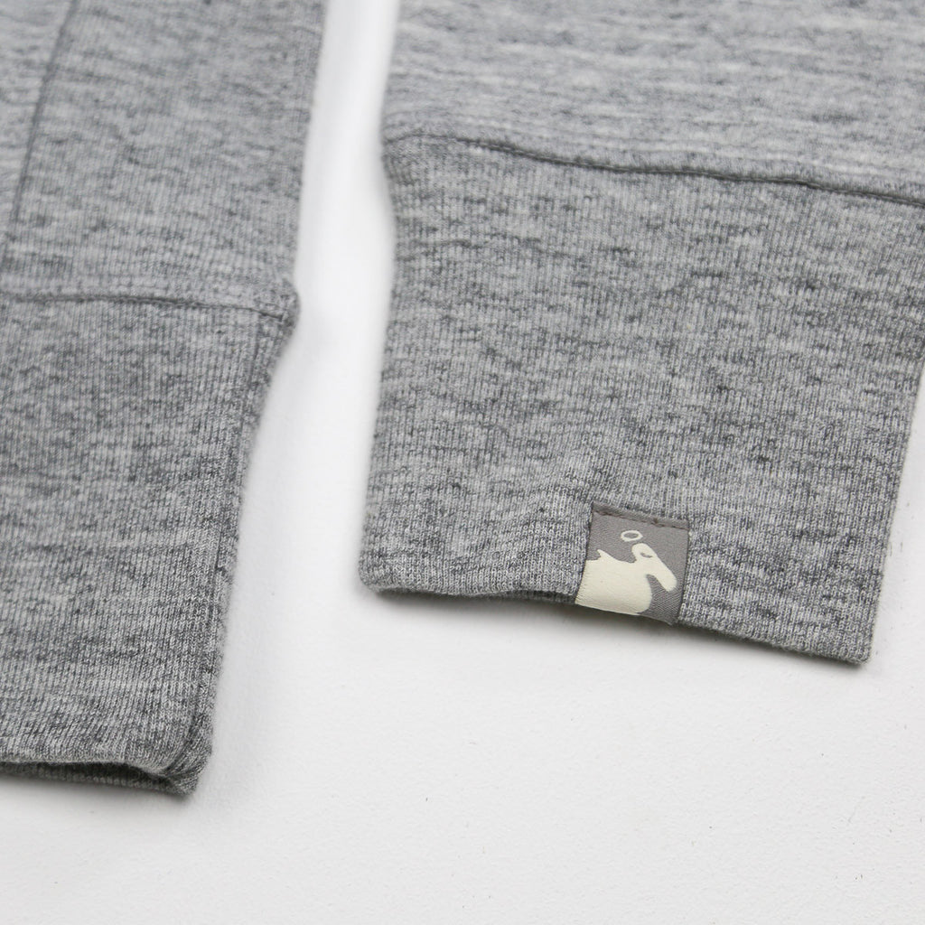 Men's Organic Cotton Heavyweight 'Bolster' Hoodie - Granite – Flying Dodo Clothing Co