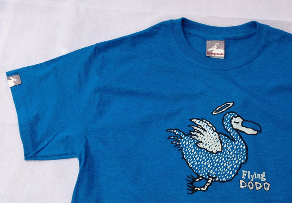 Men's Classic Dodo T-Shirt - Azure Blue Marl – Flying Dodo Clothing Co