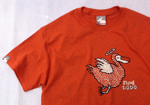 Men's Classic Dodo T-Shirt - Burnt Orange Marl – Flying Dodo Clothing Co