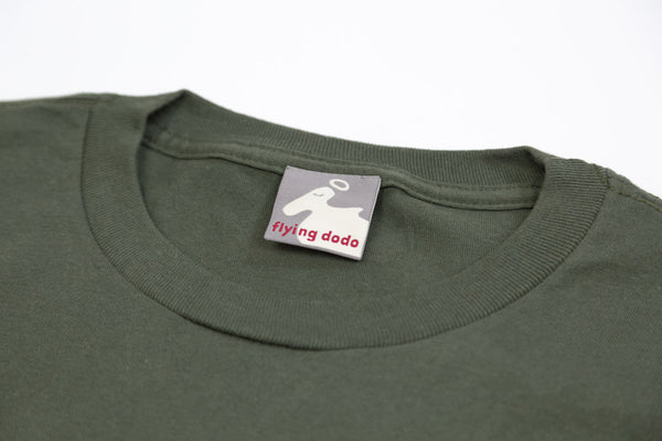 Men's Organic Cotton 'Square Dodo' T-Shirt - Lentil Green – Flying Dodo ...